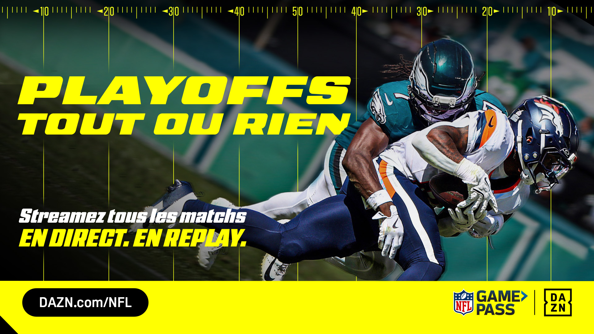 NFL Playoffs 2026 : tous les matchs en direct et en replay sur DAZN via ...