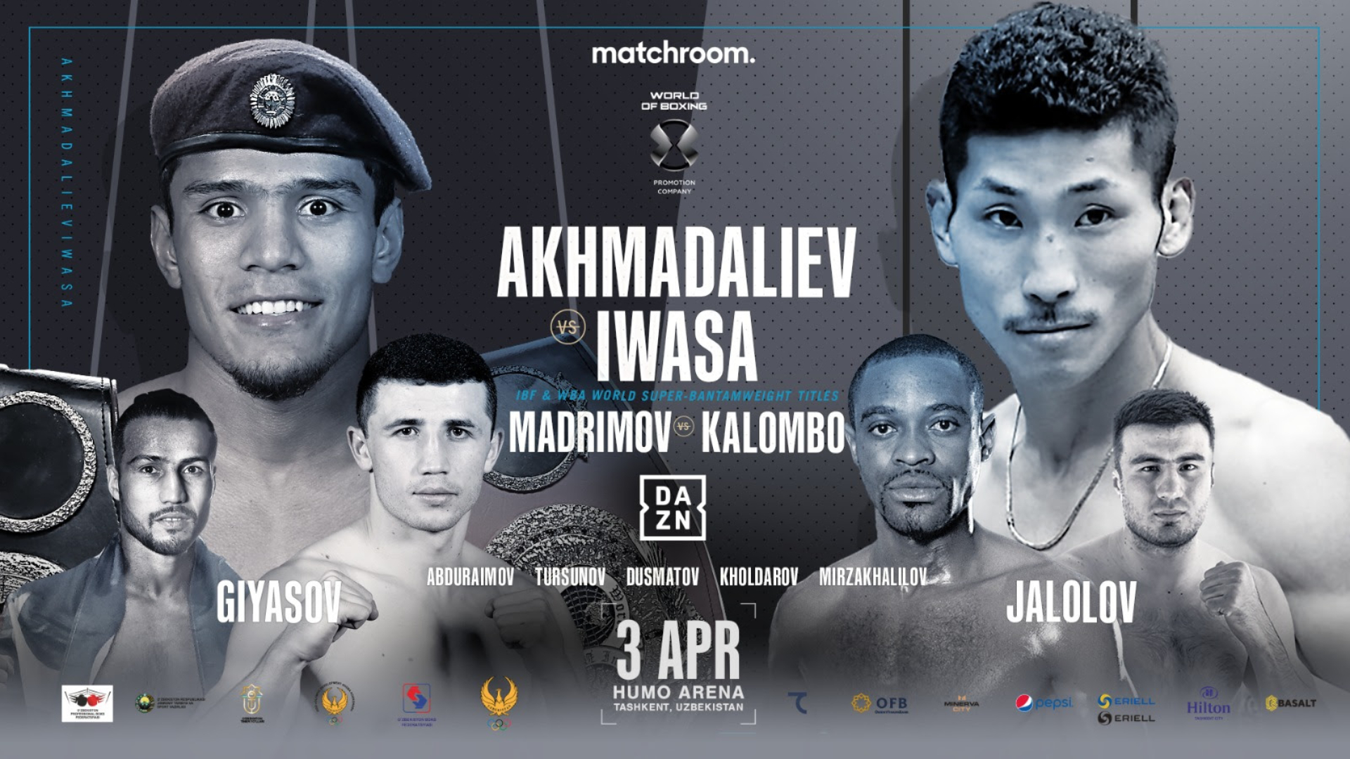 Matchroom Boxing announce world championship boxing card in Uzbekistan ...