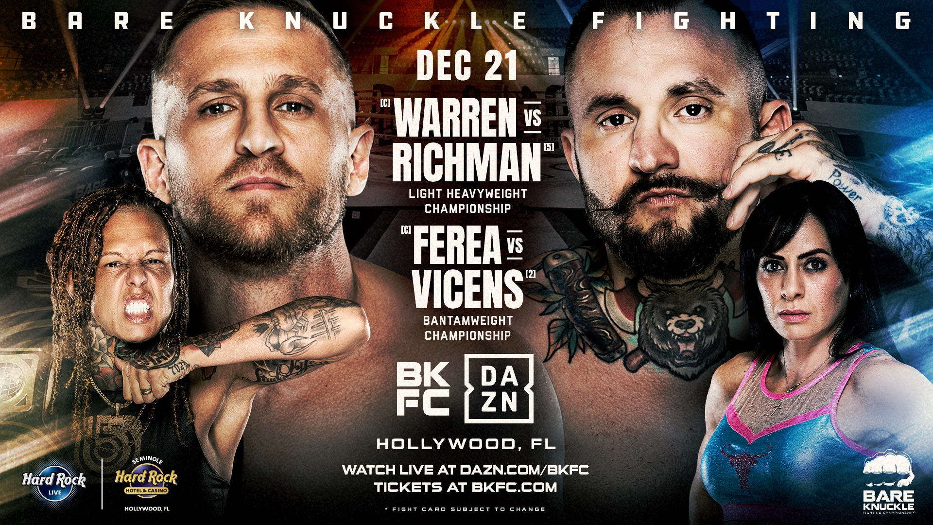 Light heavyweight championship fight headlines BKFC on DAZN 3 | DAZN News US