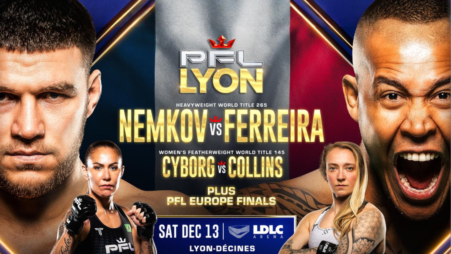 Vadim Nemkov vs Renan Ferreira en PFL Europa 4 - Finales: cartelera ...