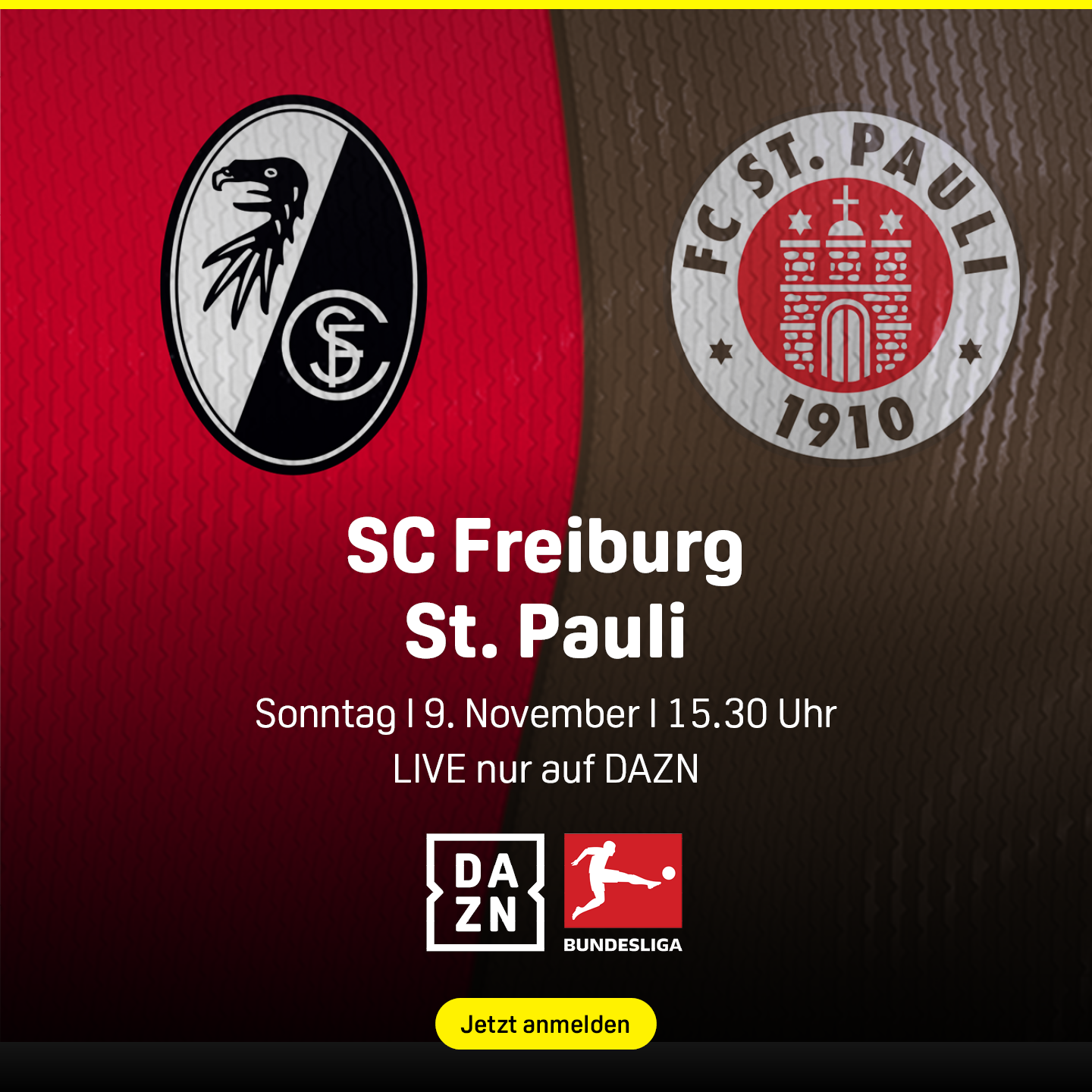 SC Freiburg - FC St. Pauli live sehen Die Übertragung auf DAZN | DAZN ...