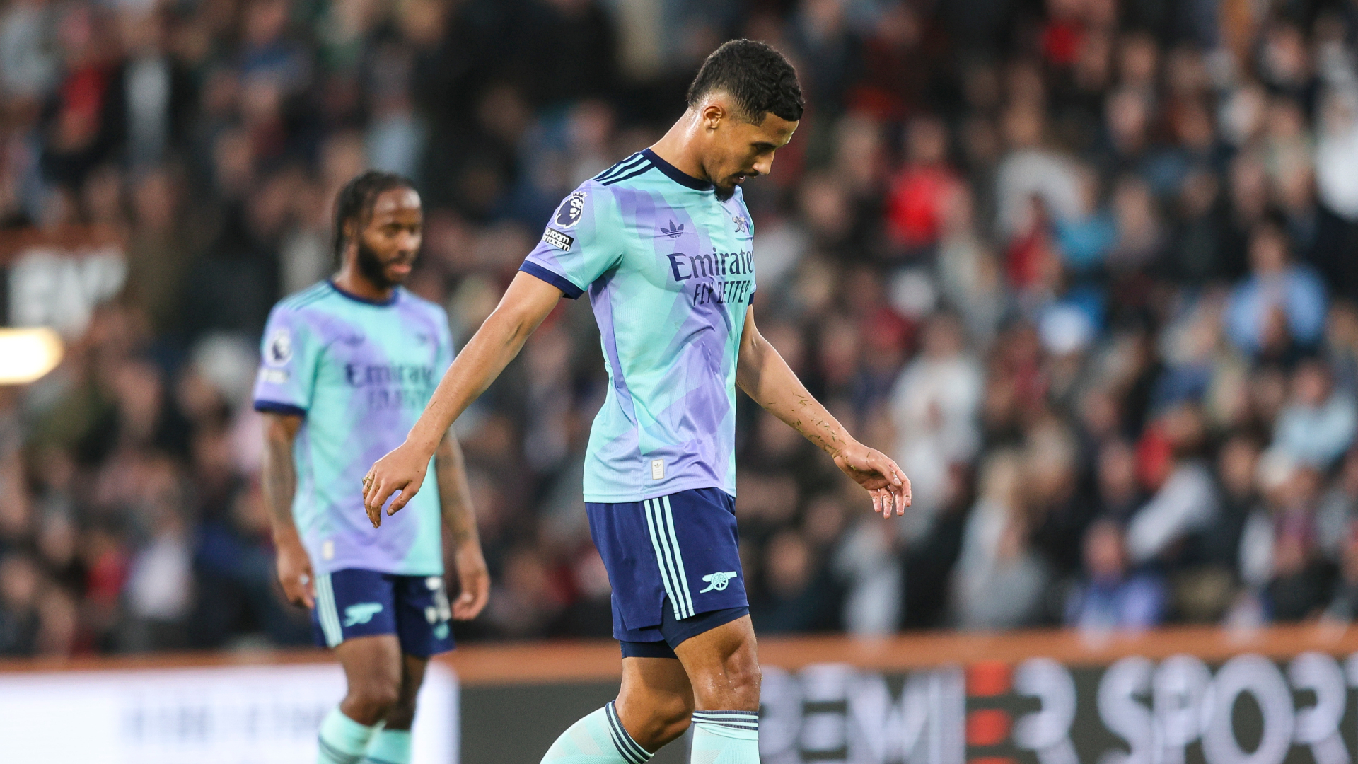 How Arsenal's red cards so far this season compare to former title ...