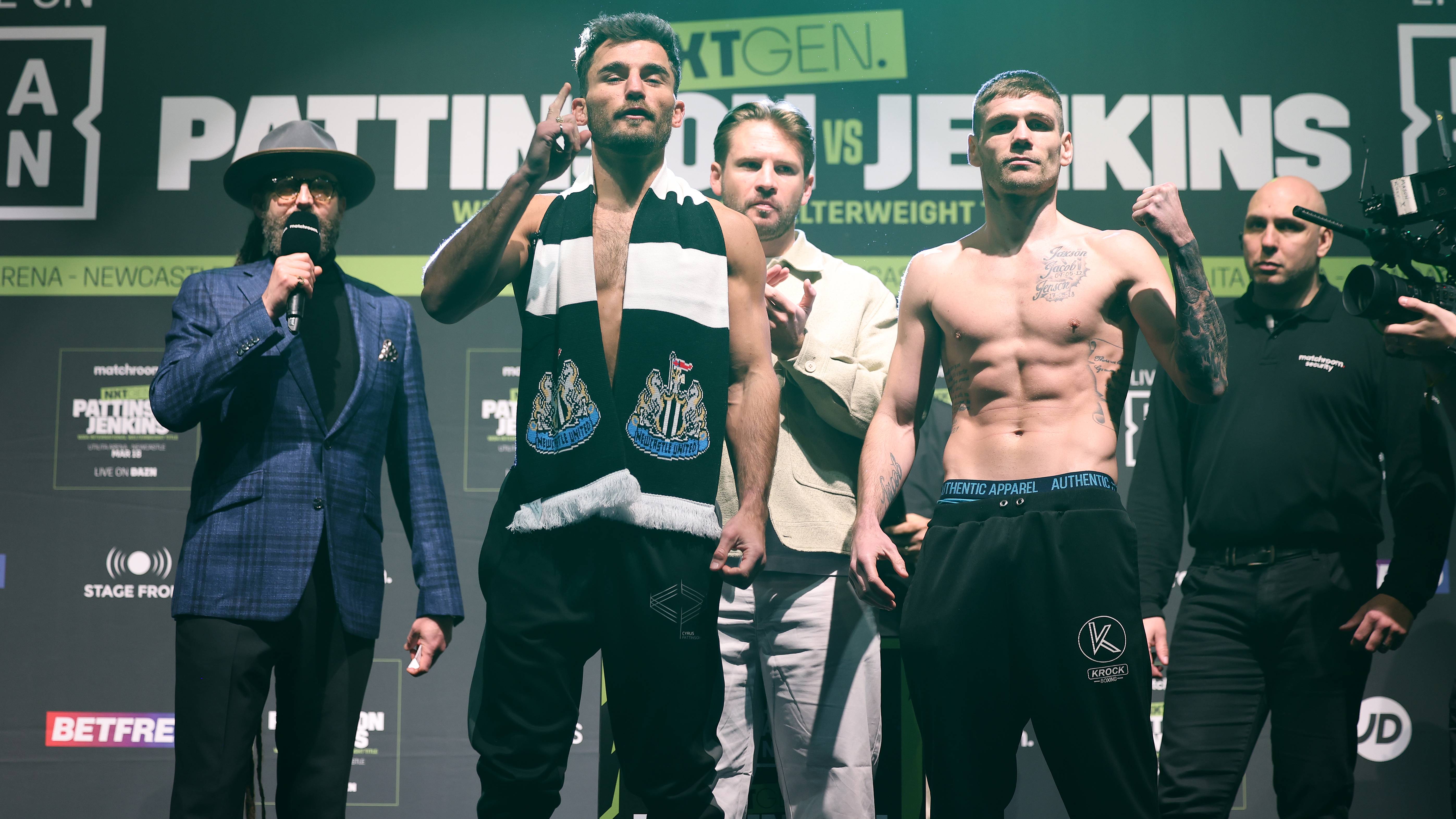 How to watch Cyrus Pattinson vs. Chris Jenkins tonight: Date, start ...