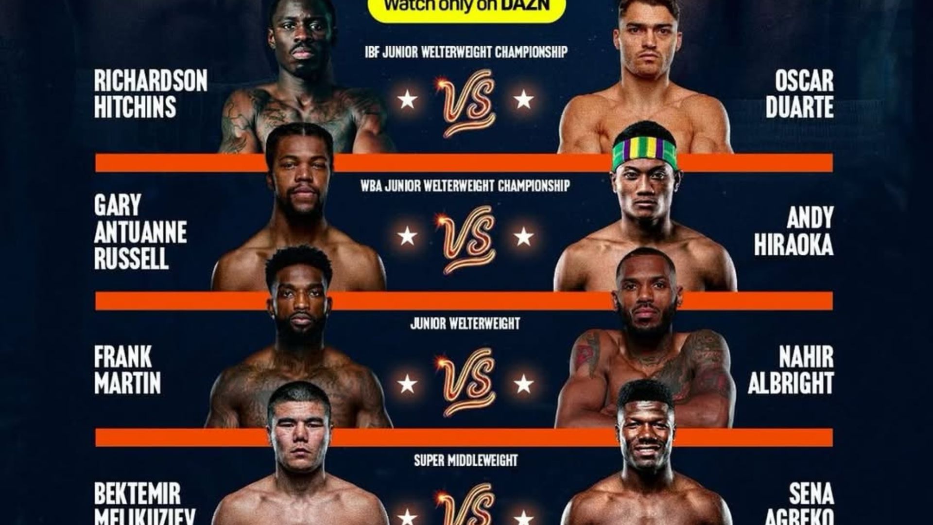 Dónde ver el Gary Antuanne Russell vs Andy Hiraoka en The Ring High ...