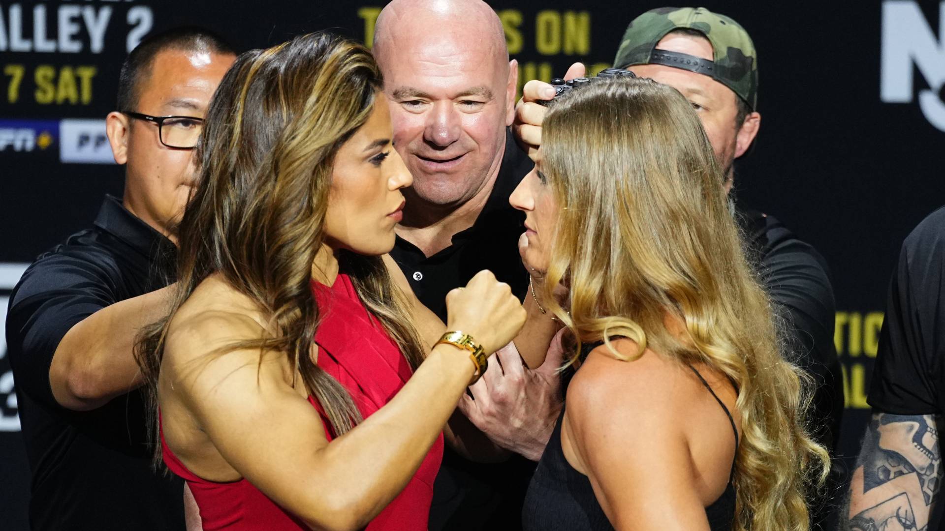 What time is the Julianna Pena vs Kayla Harrison fight tonight? Cagewalks, running order ...