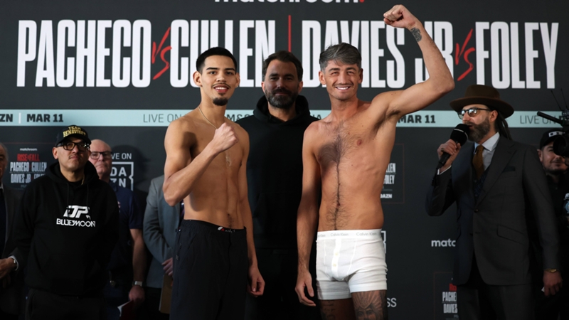 Diego Pacheco makes confident prediction ahead of Jack Cullen test ...