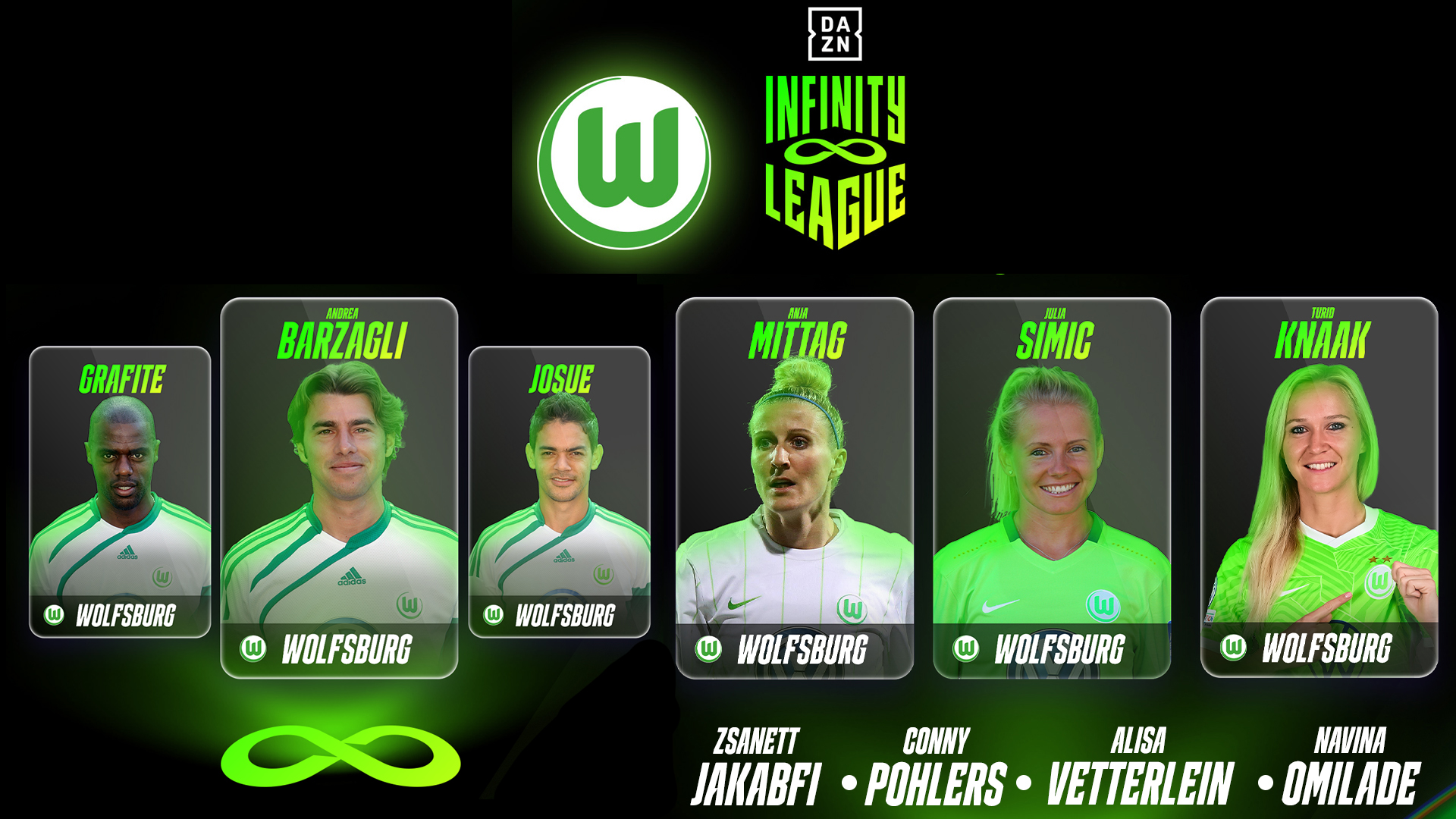 Wolfsburg-Legenden Grafite und Josue laufen für VfL in der Infinity ...