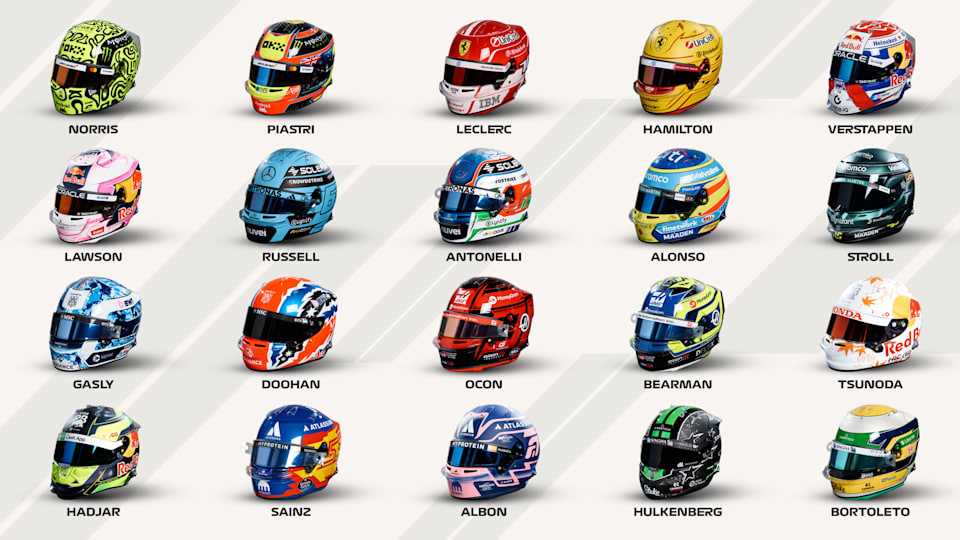 Qual o teu capacete favorito de Fórmula 1 para a temporada de 2025 ...