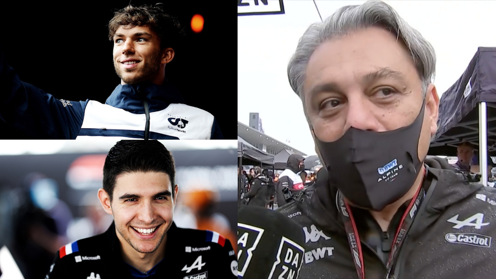 Luca De Meo, sobre la dupla Ocon-Gasly: "Son franceses, tenemos el coche azul de Francia, yo ...