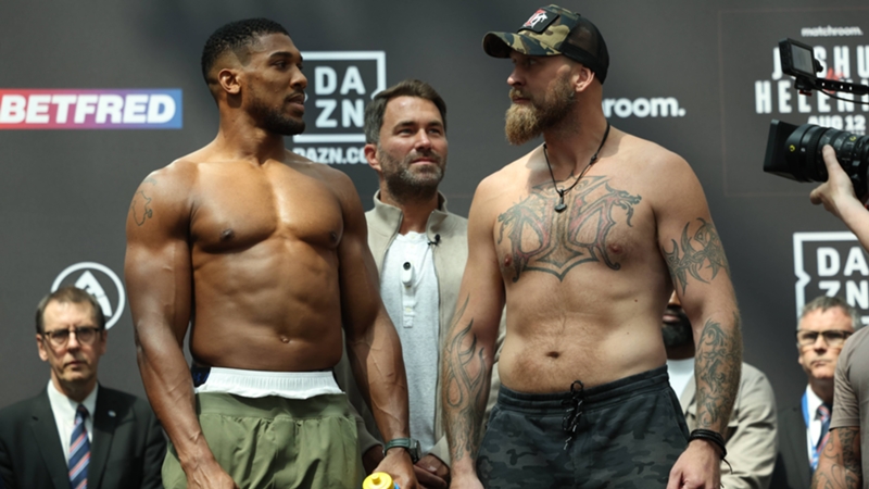 What time is the Anthony Joshua vs. Robert Helenius fight tonight ...