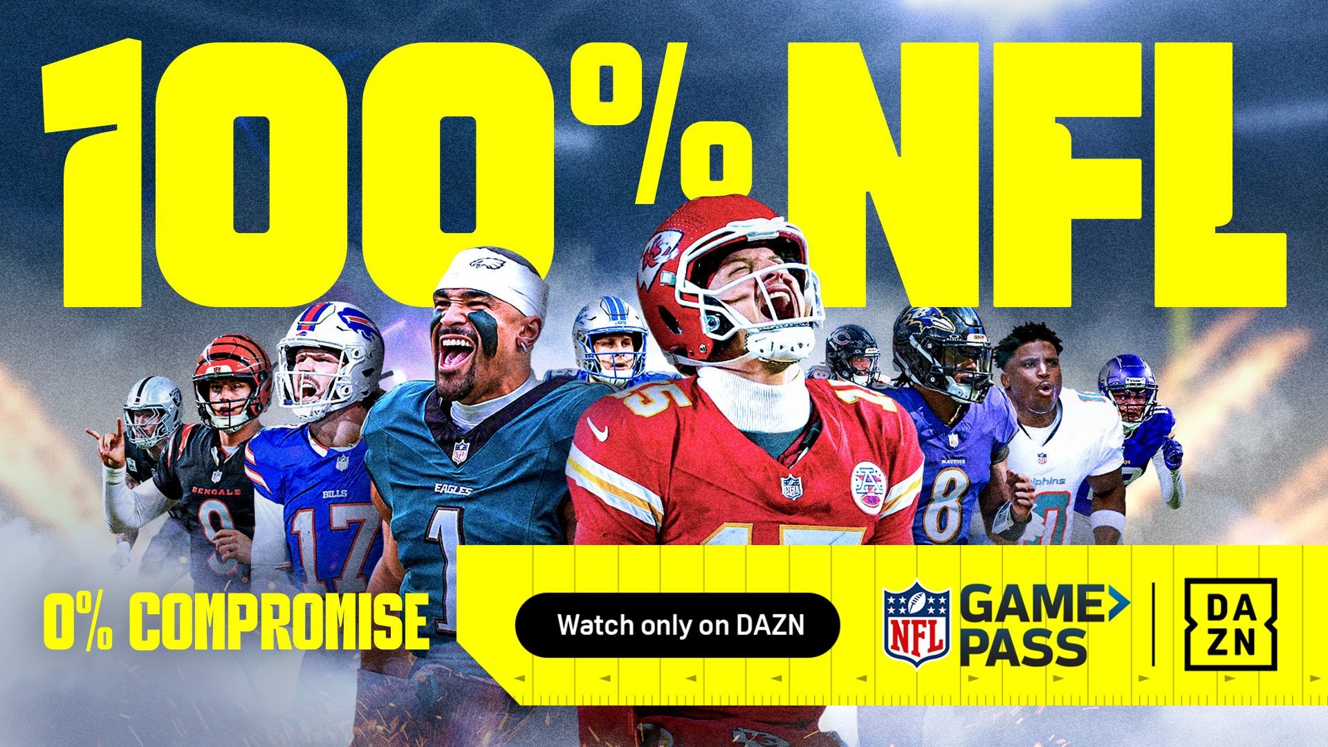DAZN 與 NFL 強強聯手 場場直播不妥協 全新 NFL Game Pass 功能全面升級！｜NFL | DAZN News TW