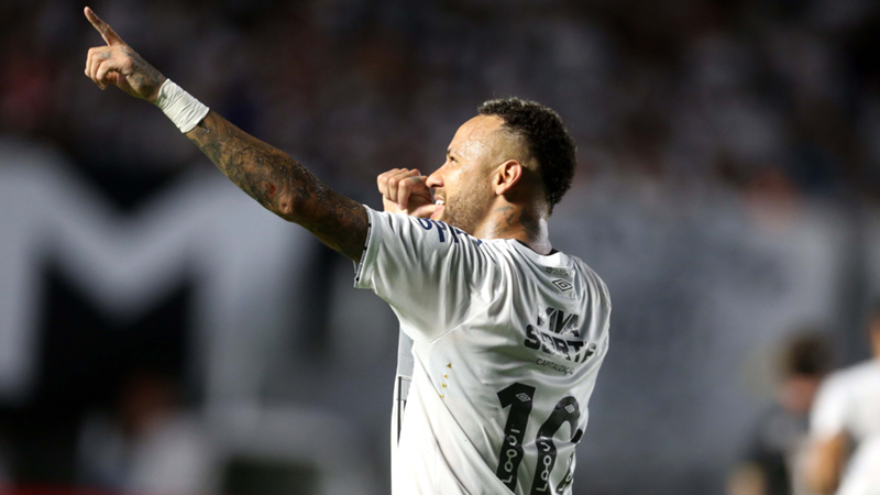 Neymar Jr y su primer 'show' con Santos en el Campeonato Paulista: gol y asistencia para ...