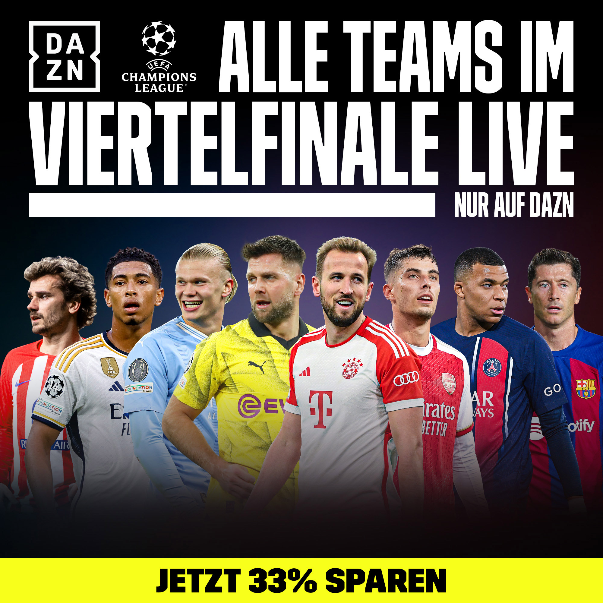 Champions League heute live: So seht Ihr das Viertelfinale im TV und LIVE-STREAM | DAZN News DE