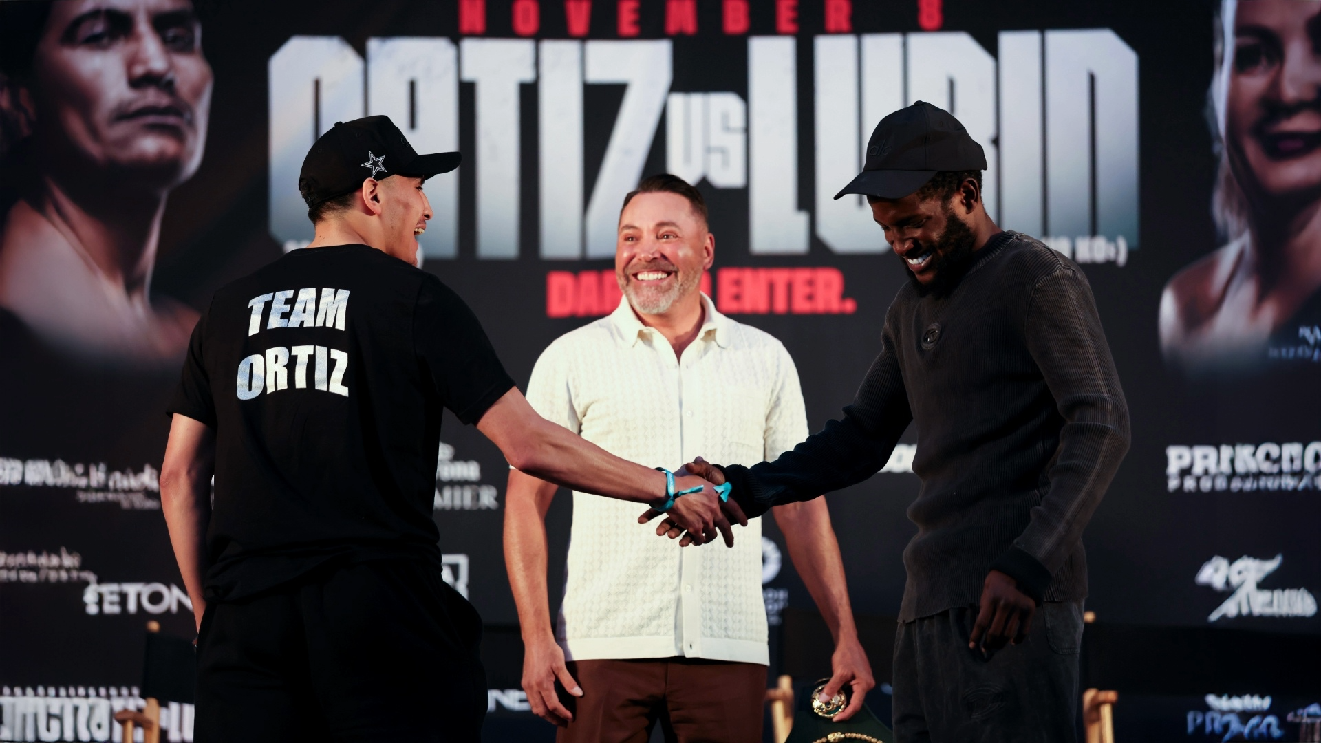 Vergil Ortiz Jr., Erickson Lubin easily make weight ahead of tomorrow's title clash; Ortiz ...