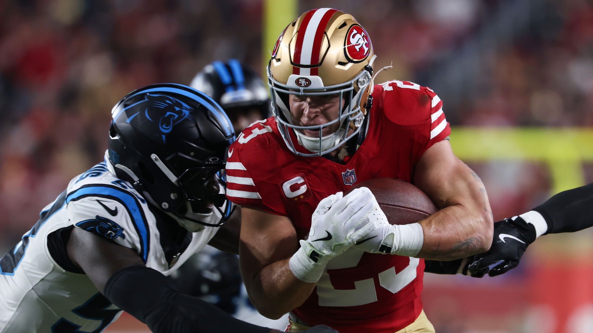 Christian McCaffrey torches former team as 49ers beat Panthers on ...