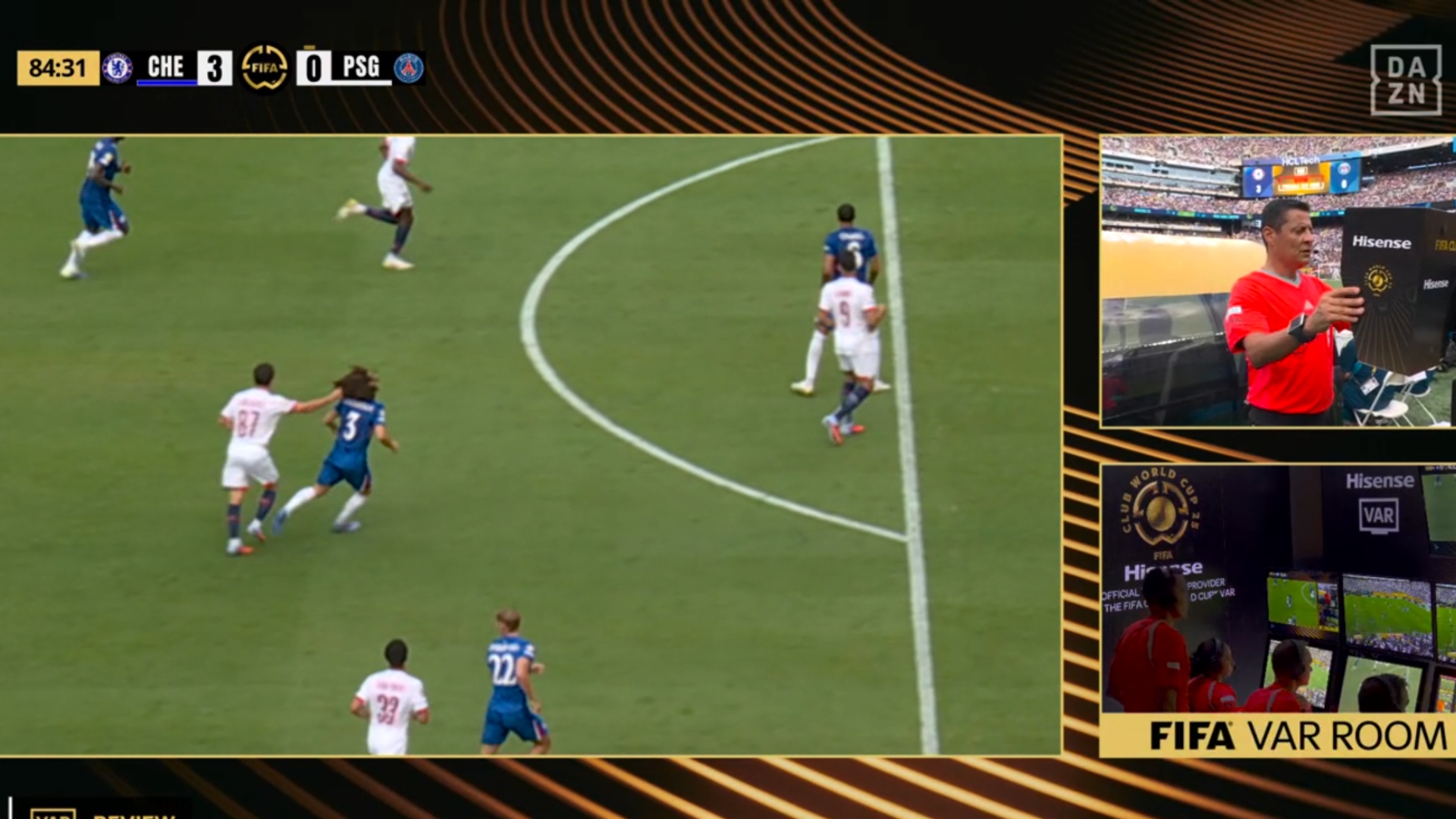 A expulsão polémica de João Neves após puxar o cabelo de Marc Cucurella na final do Mundial de ...