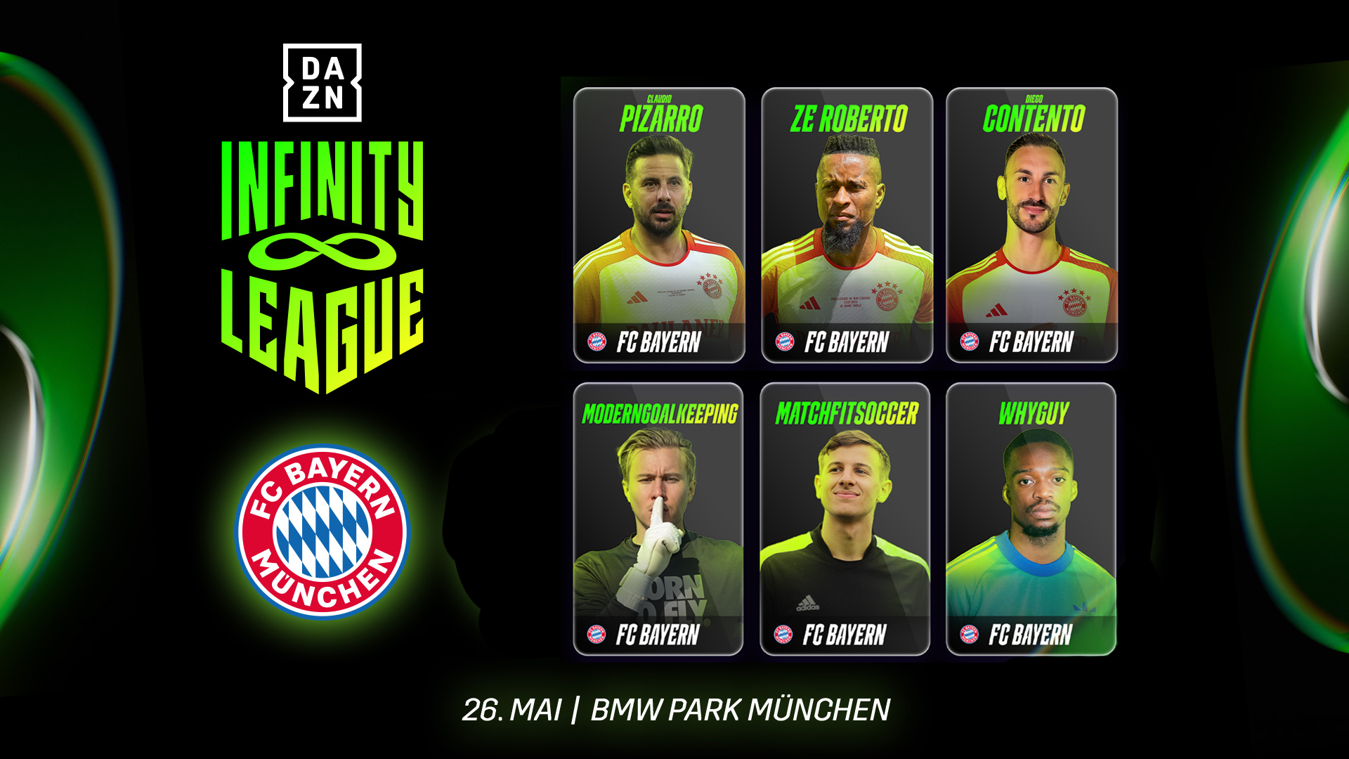 Pizarro, Contento, Ze Roberto und Co.: Weitere Stars für die Infinity ...