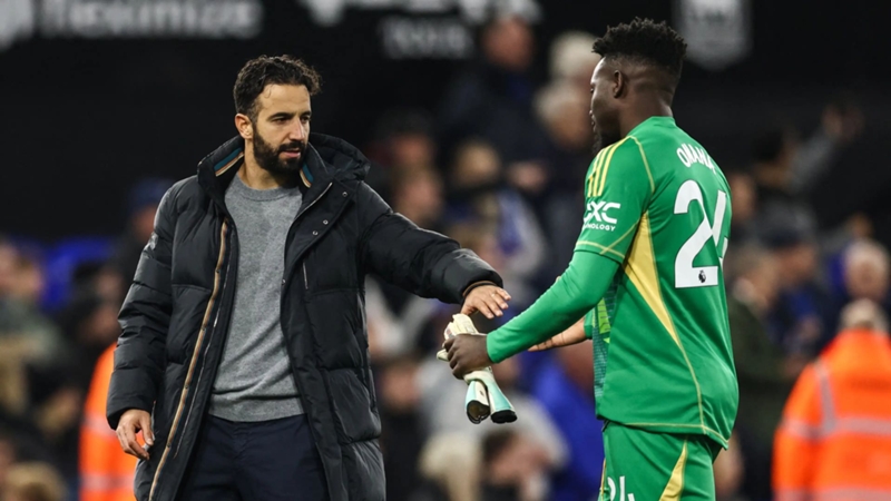 'Disappointed' Ruben Amorim not blaming André Onana for Manchester United draw at Lyon | DAZN ...