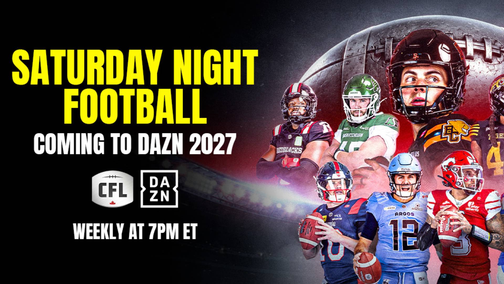DAZN and CFL announce landmark media rights deal | DAZN News CA