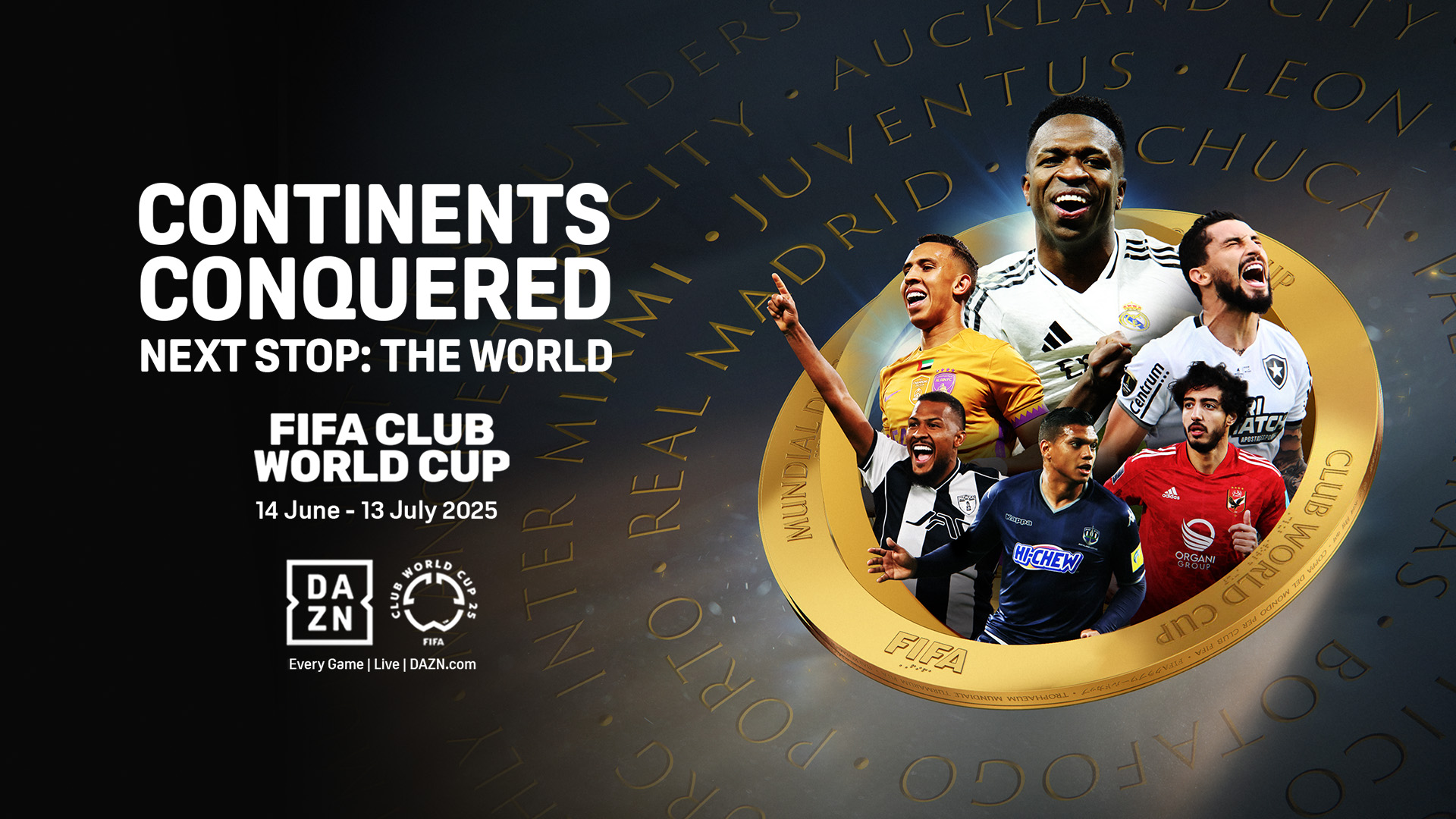 FIFA 2025 Club World Cup: The six continental champions now looking for world glory | DAZN News US