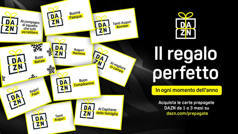 Nasce l'E-Commerce di DAZN per le carte prepagate digitali | DAZN News IT