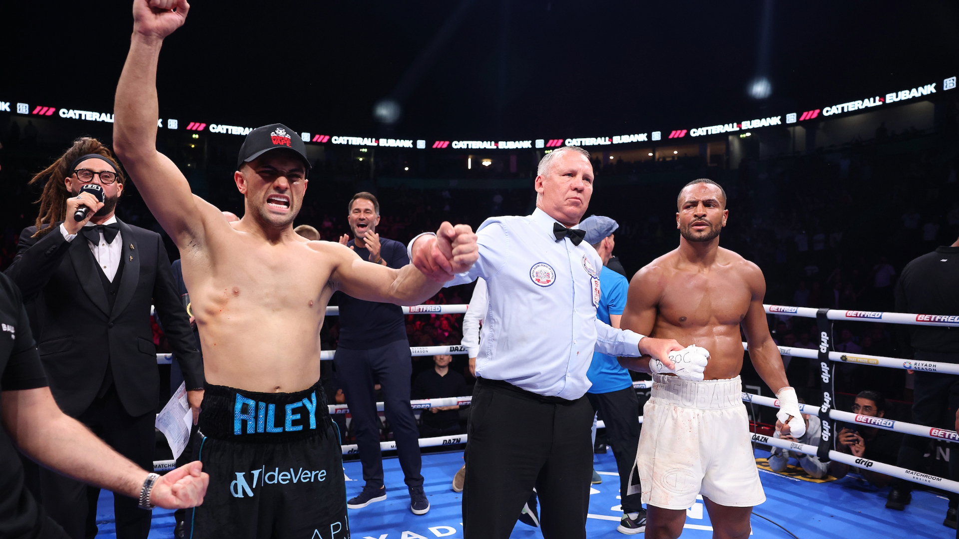 Jack Catterall wins technical decision after doctor stops the fight ...