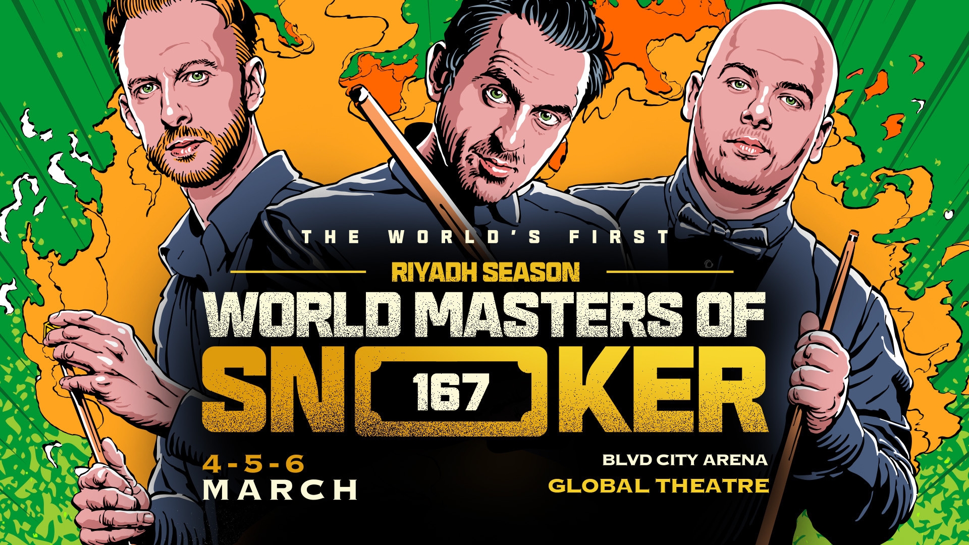Torna il grande Snooker su DAZN: guarda il Riyadh Season World Masters ...