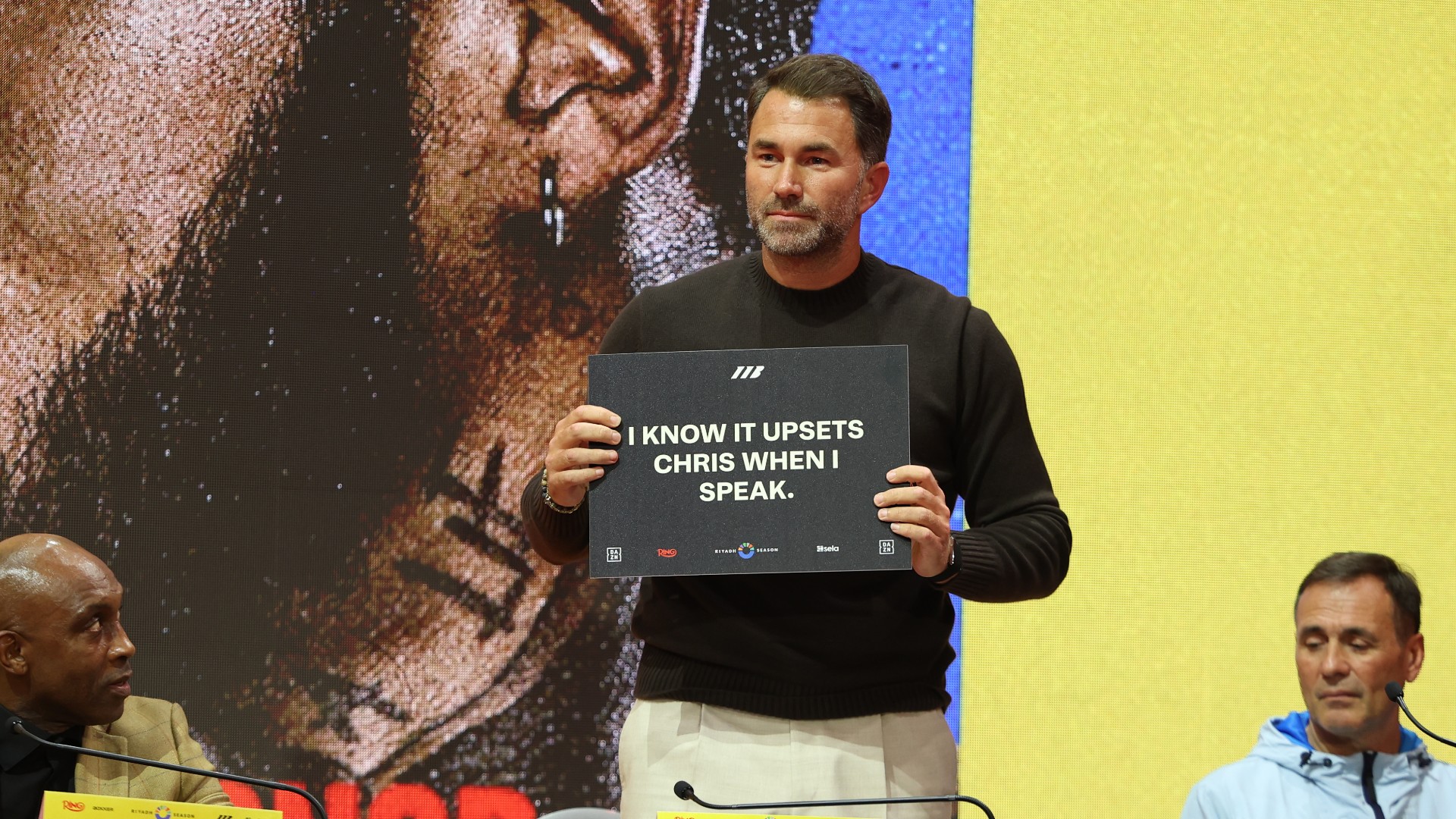 Eddie Hearn employs unorthodox tactics to speak at Chris Eubank Jr. vs ...