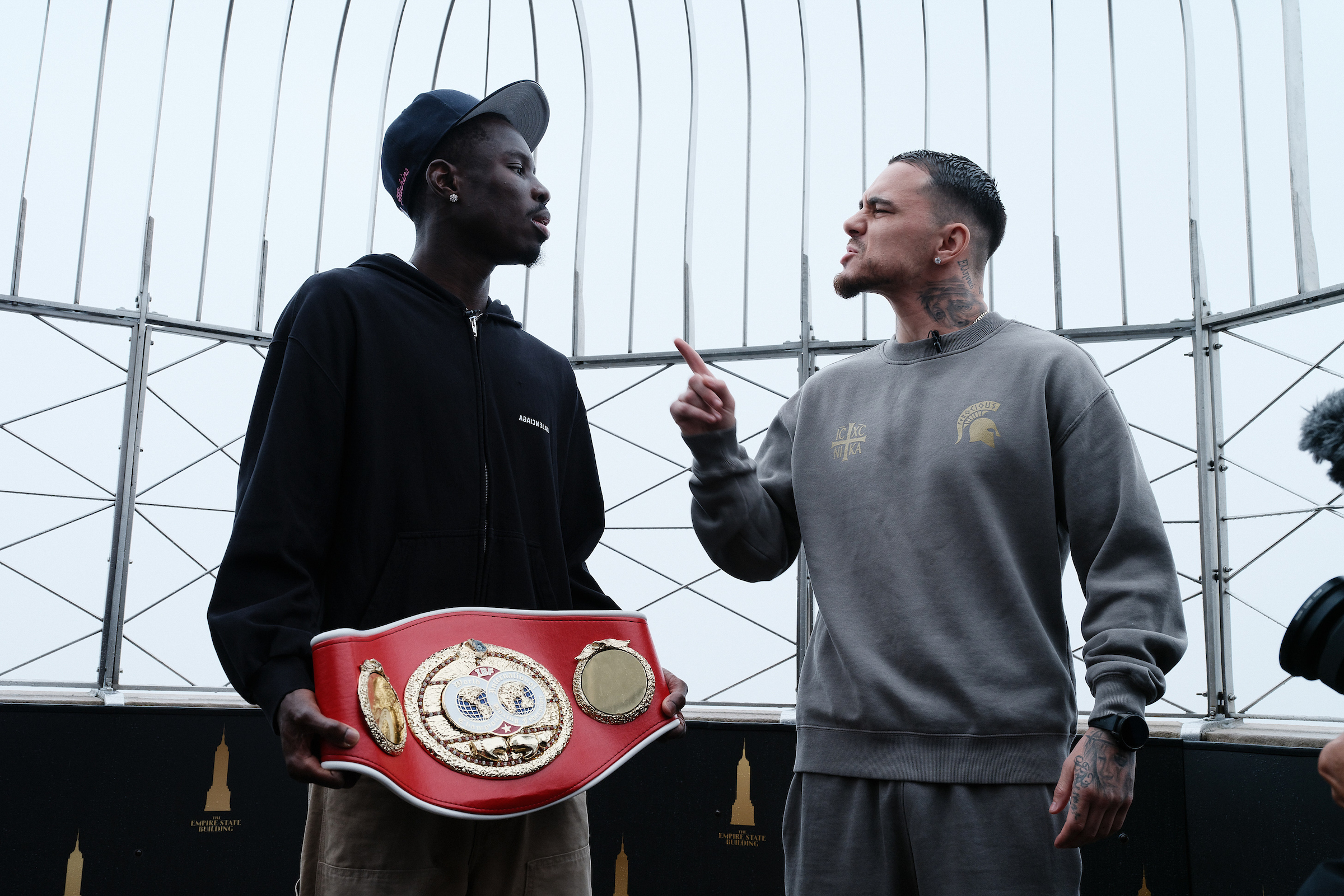 Insults and gestures exchanged between Richardson Hitchins and George ...