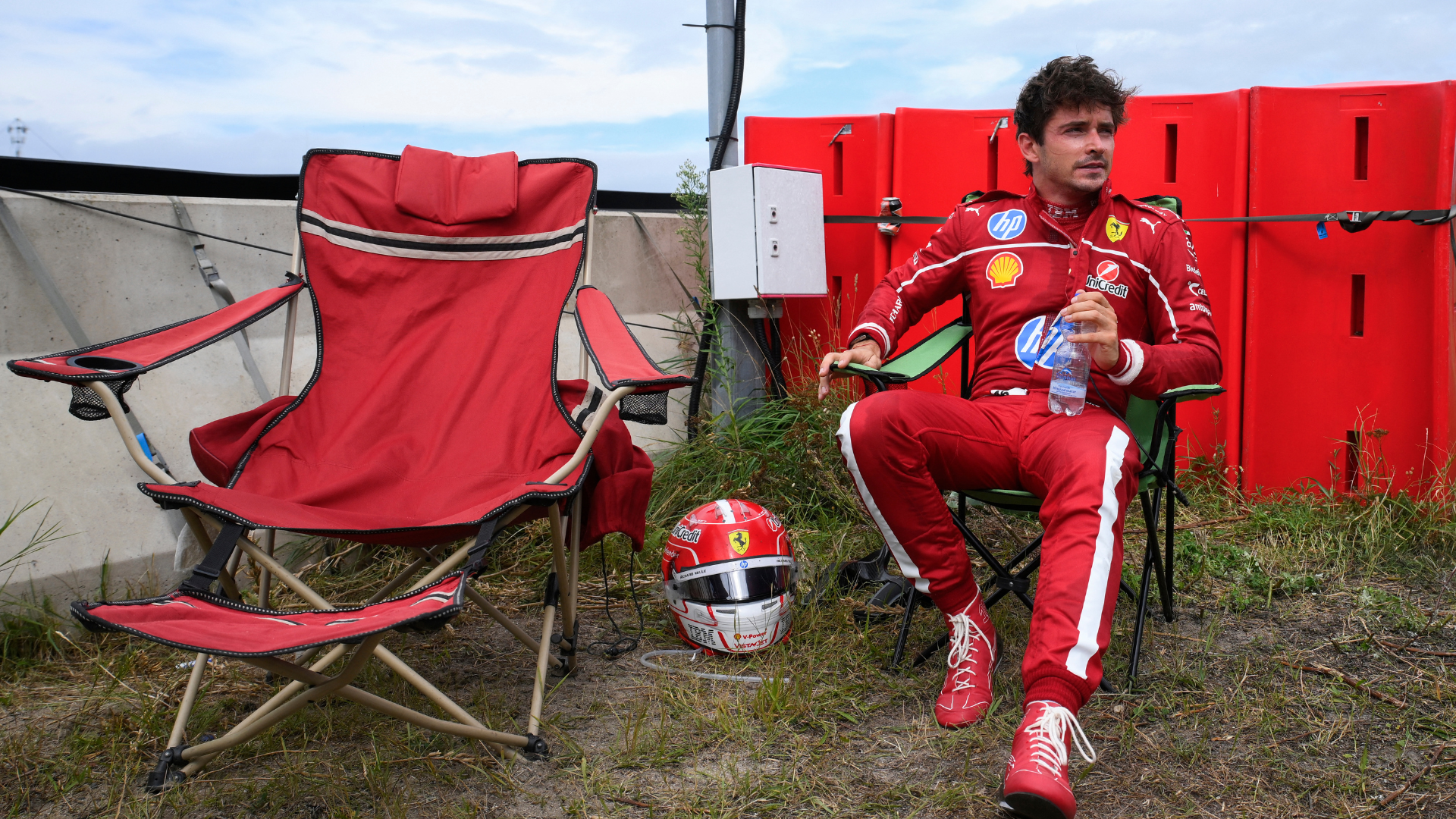 Charles Leclerc revive en Zandvoort la viral escena de Fernando Alonso ...