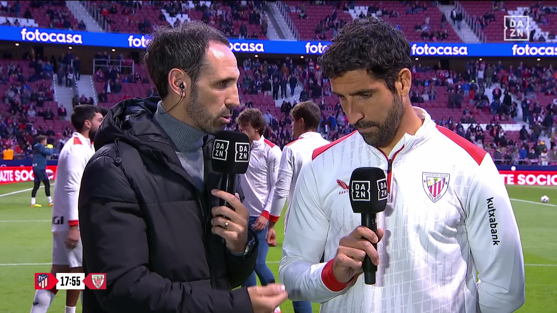 Raúl García, Juanfran Torres y su momentazo en DAZN recordando su época ...
