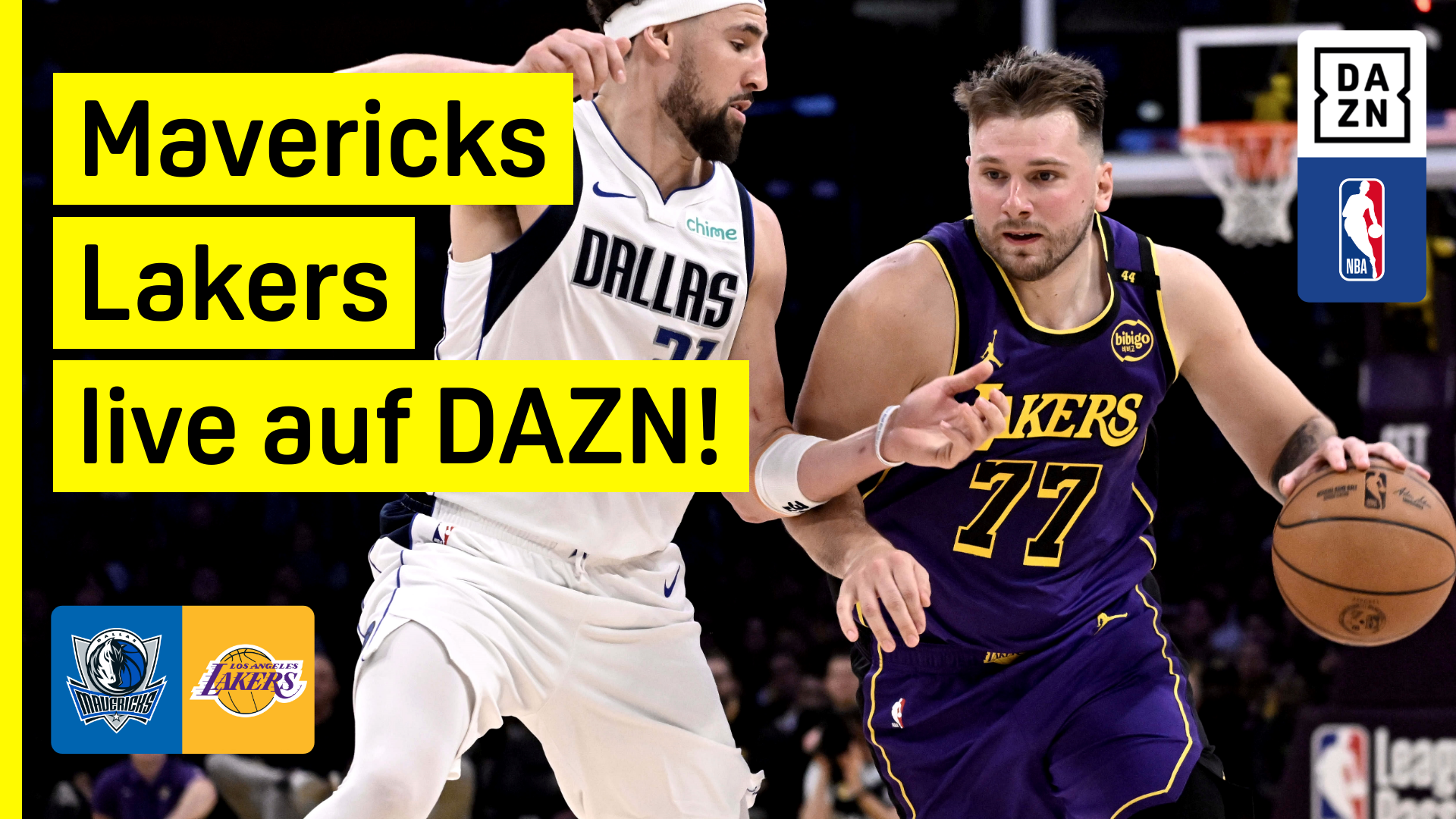 NBA: Dallas Mavericks gegen Los Angeles Lakers live auf DAZN | DAZN News DE