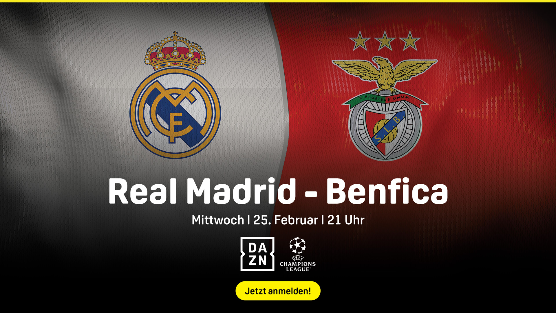 Real Madrid - Benfica Lissabon live Die Übertragung auf DAZN | DAZN News DE
