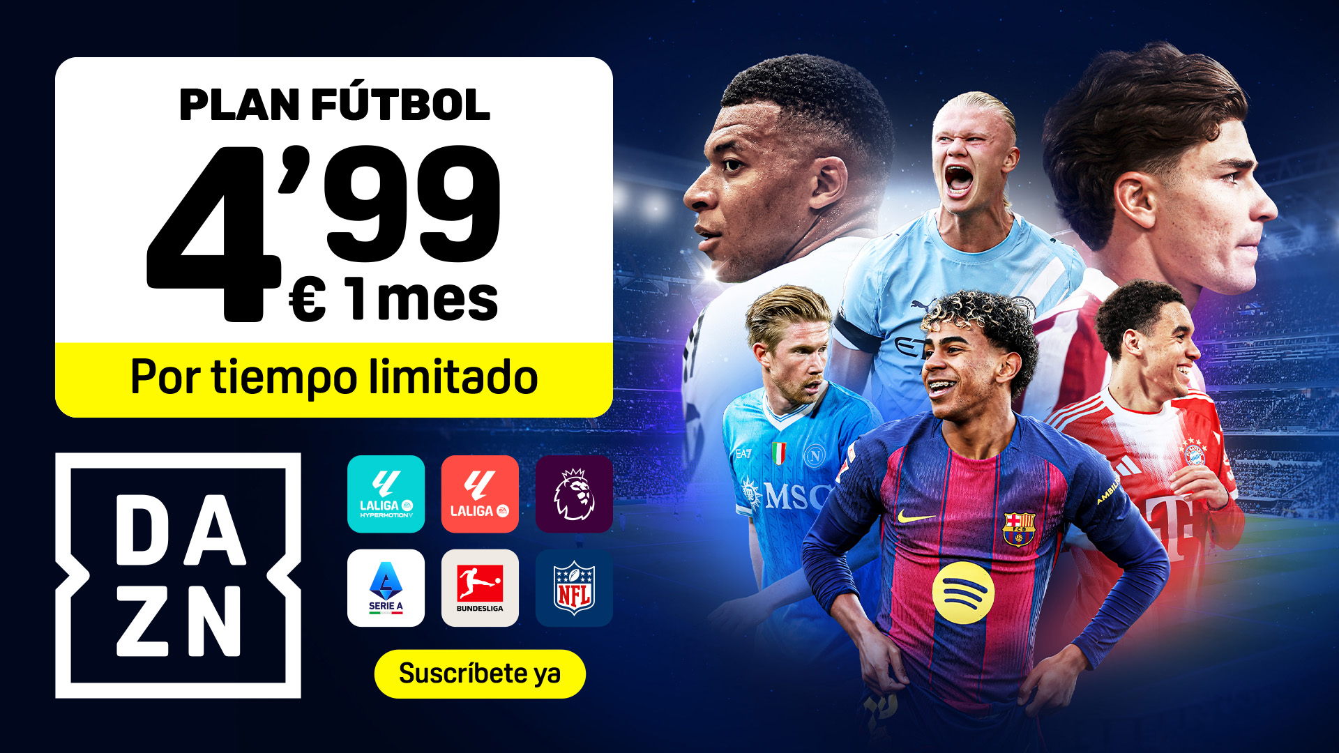 Oferta Plan Fútbol de DAZN: cuánto cuesta, qué precio tiene, qué ...
