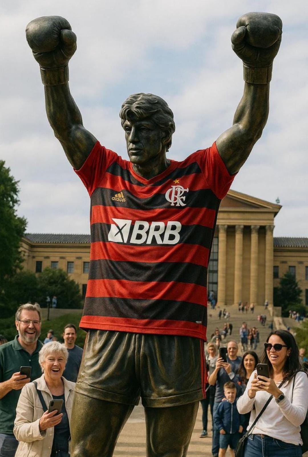 Flamengo chega a Filadélfia para subir as escadas de Rocky Balboa ...