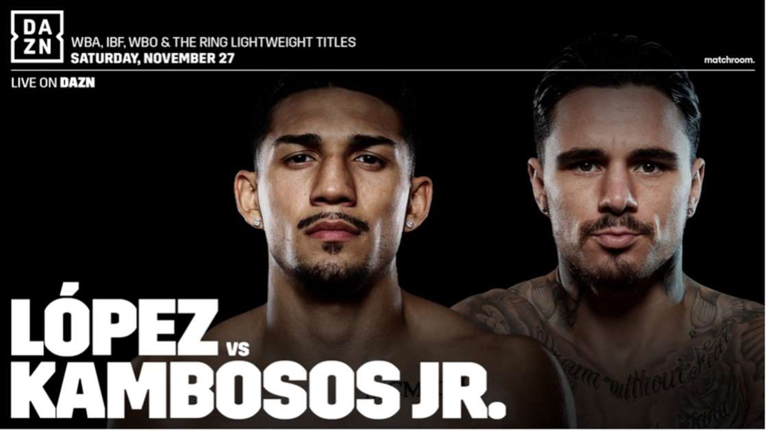 When is Teofimo Lopez vs. George Kambosos? What channel is it on? Date ...
