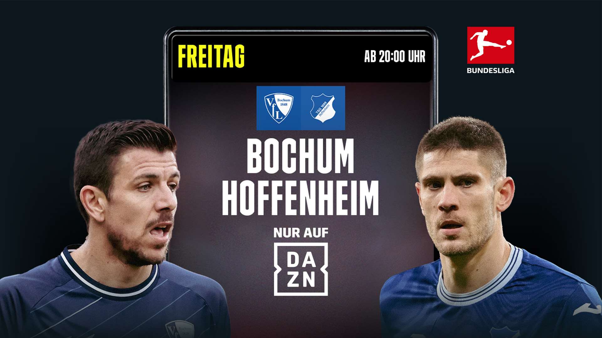 Fußball heute live im TV und LIVE-STREAM: VfL Bochum - Hoffenheim ...