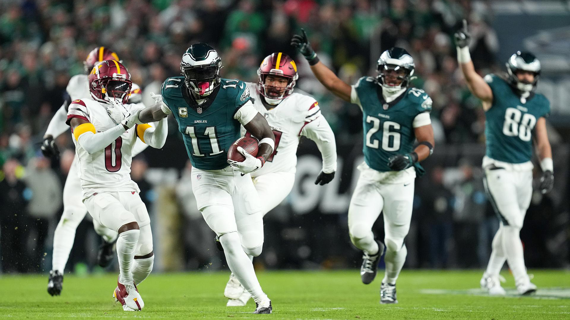 NFL-Playoffs: Philadelphia Eagles 55:23 Washington Commanders - So lief ...