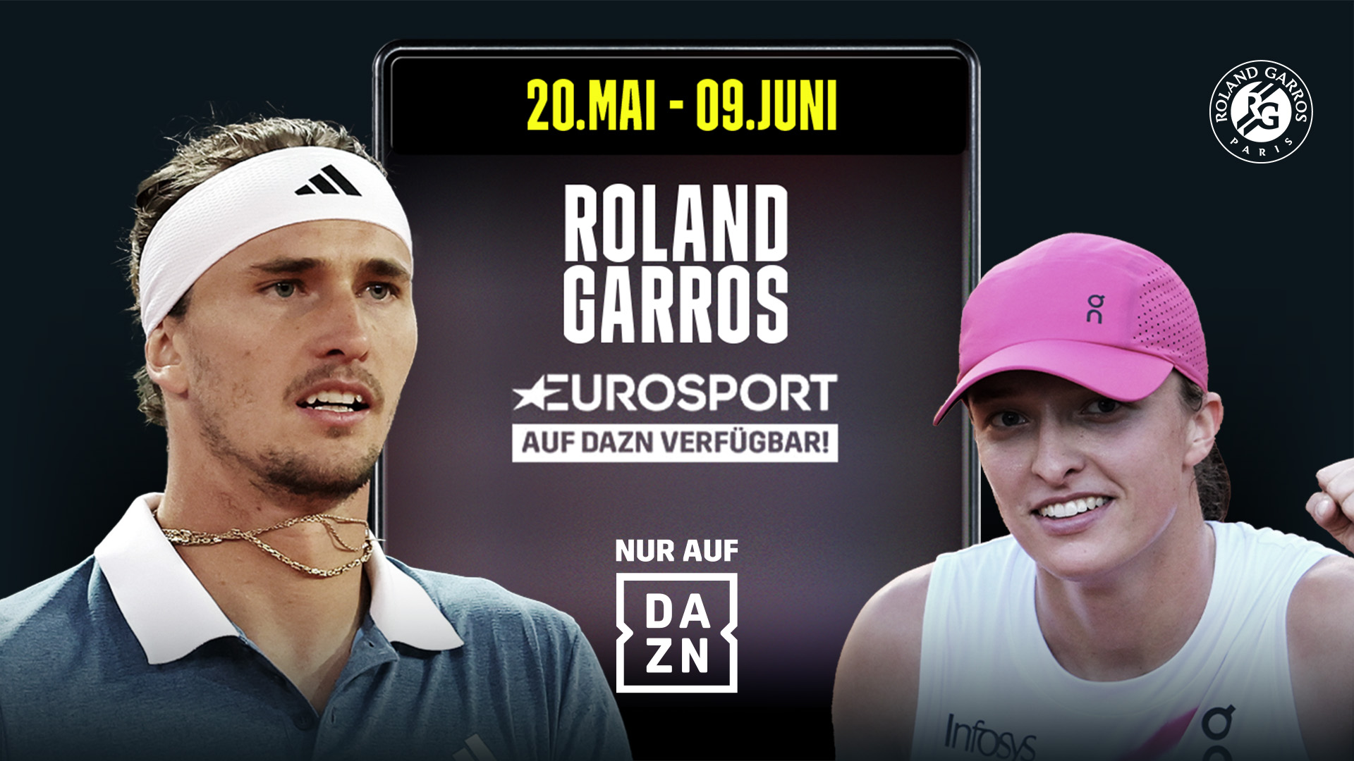 Wer zeigt / überträgt French Open im TV und LIVE-STREAM? | DAZN News DE