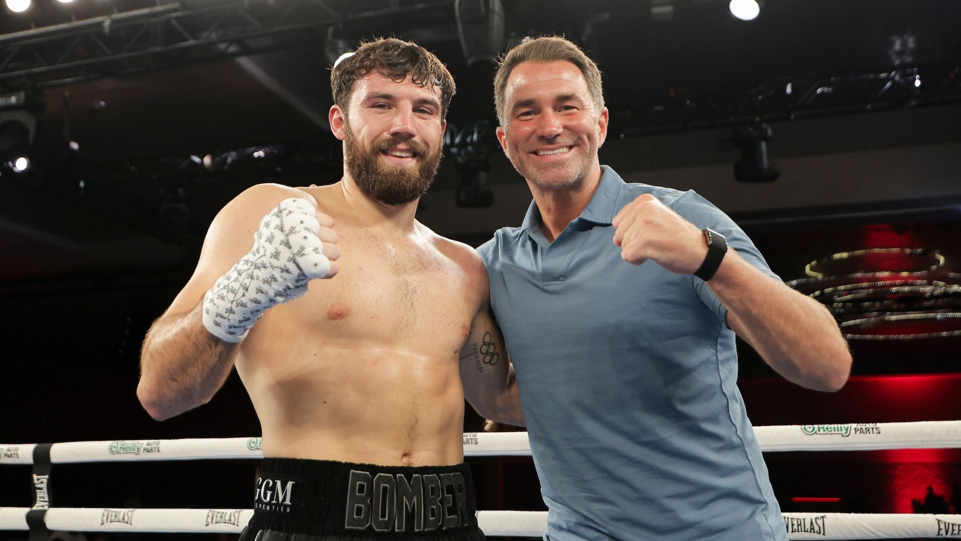 Eddie Hearn thinks I am an 'absolute diamond' after impressing on my American debut with big ...