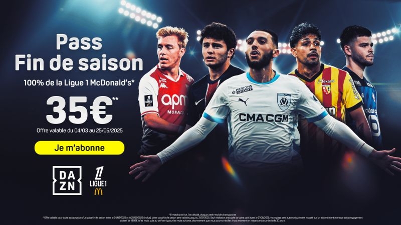 Le prix du pass fin de saison de DAZN passe à 35€ | DAZN News FR