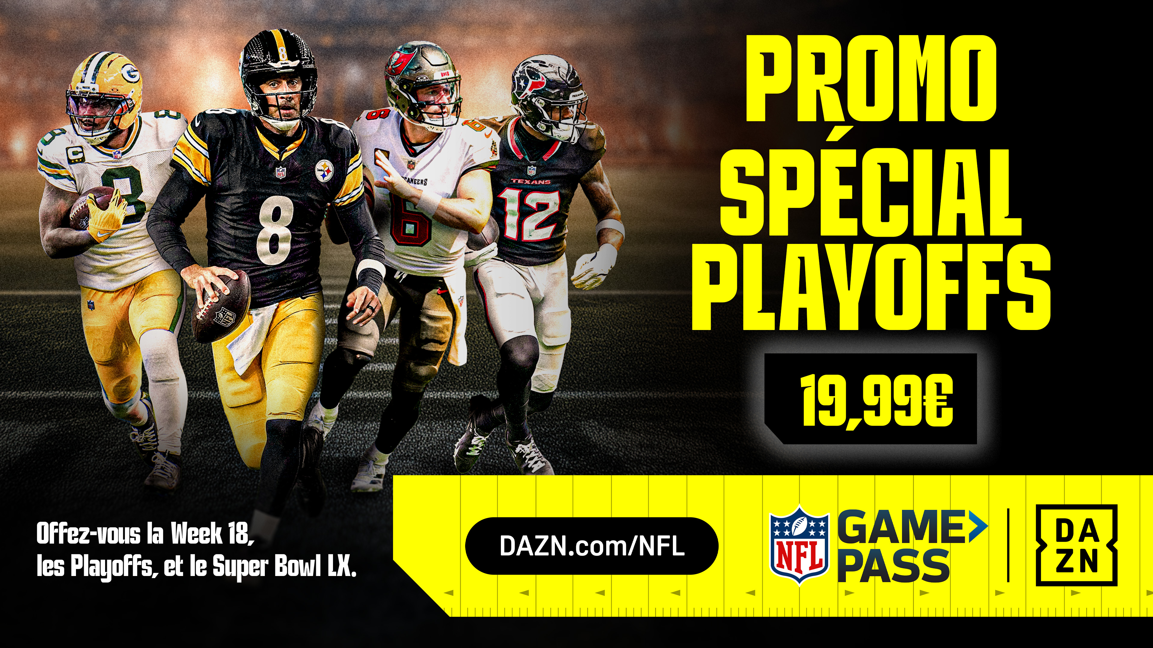 NFL : l’offre idéale pour vivre la Week 18, les Playoffs et le Super ...