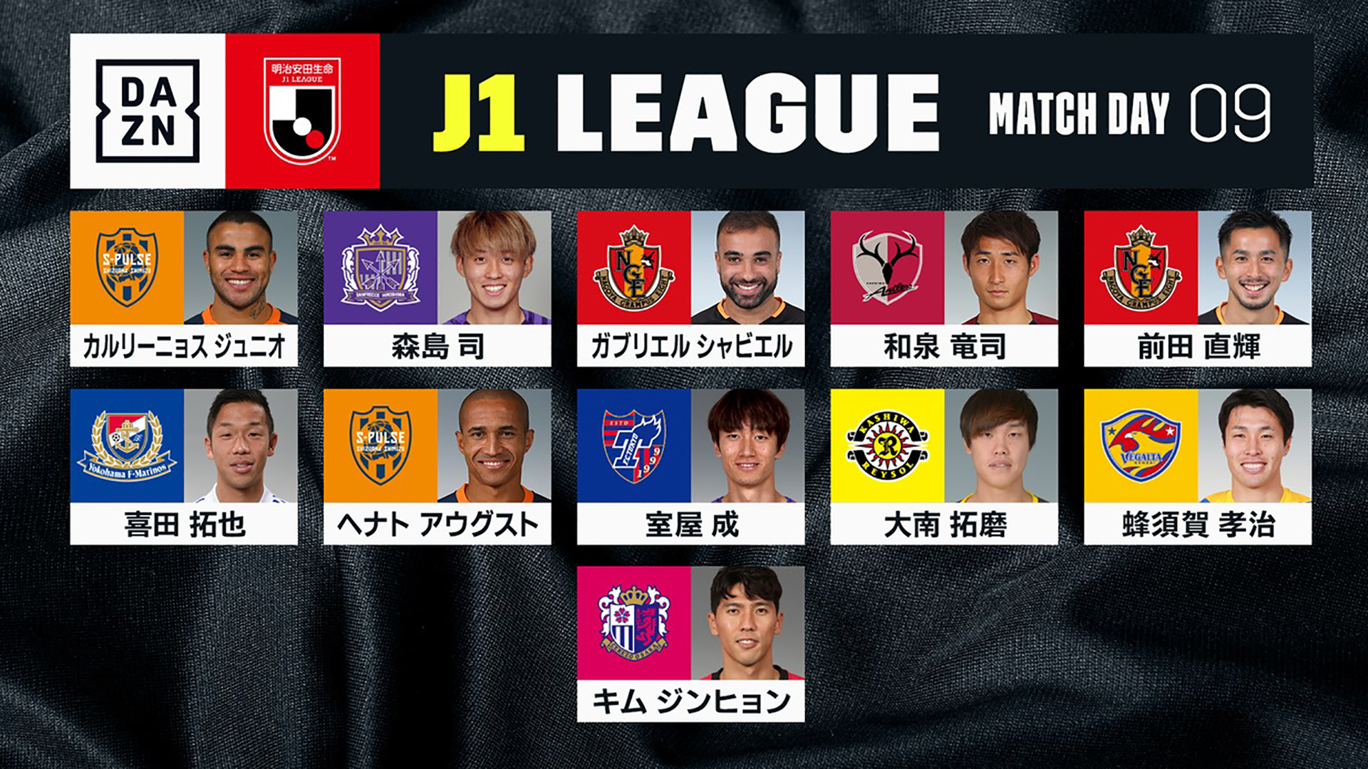 J1第9節の「DAZN週間ベストプレーヤー」が決定！ | DAZN News JP