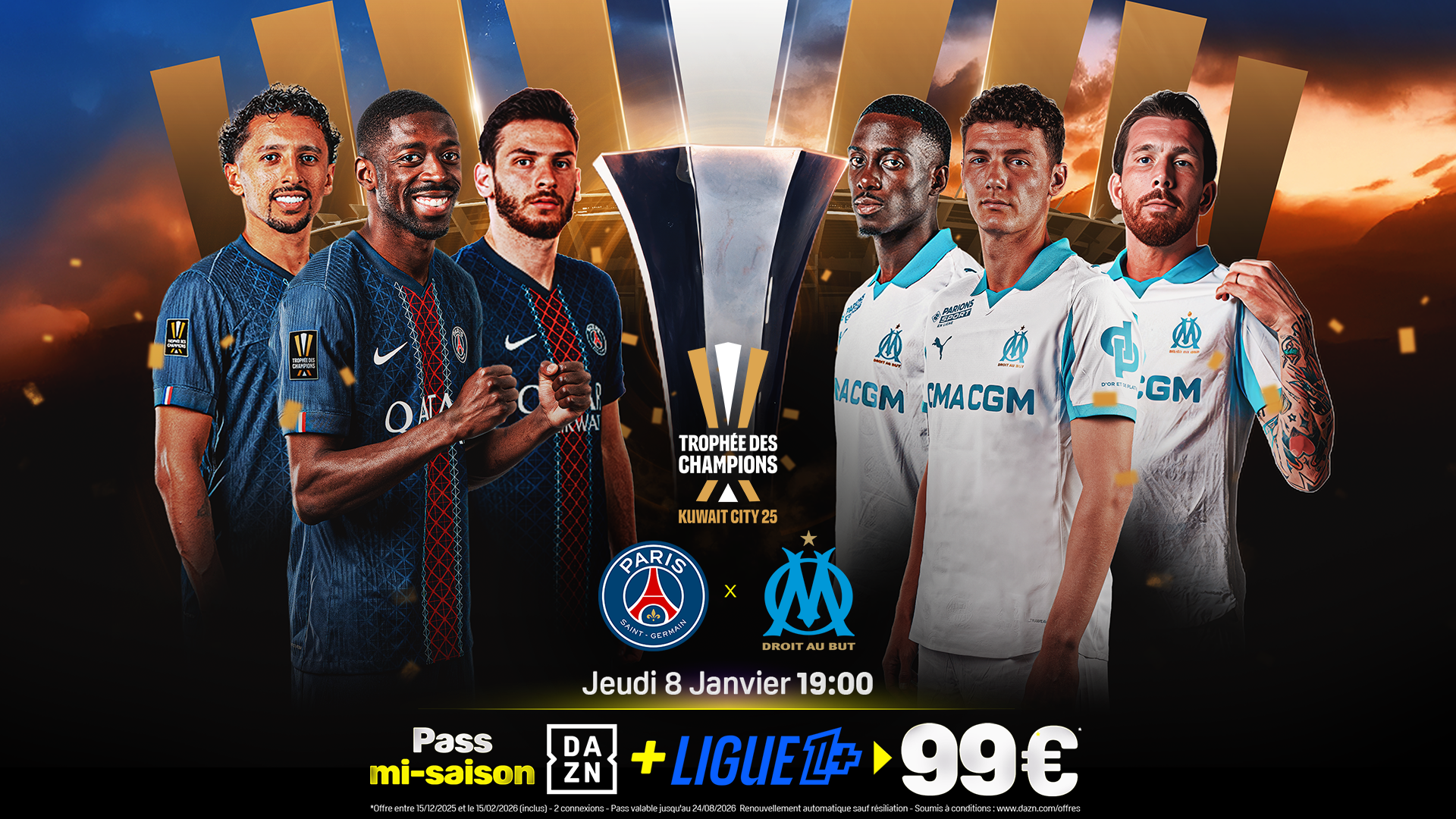 Comment regarder Paris Saint-Germain - Olympique de Marseille ? Date ...