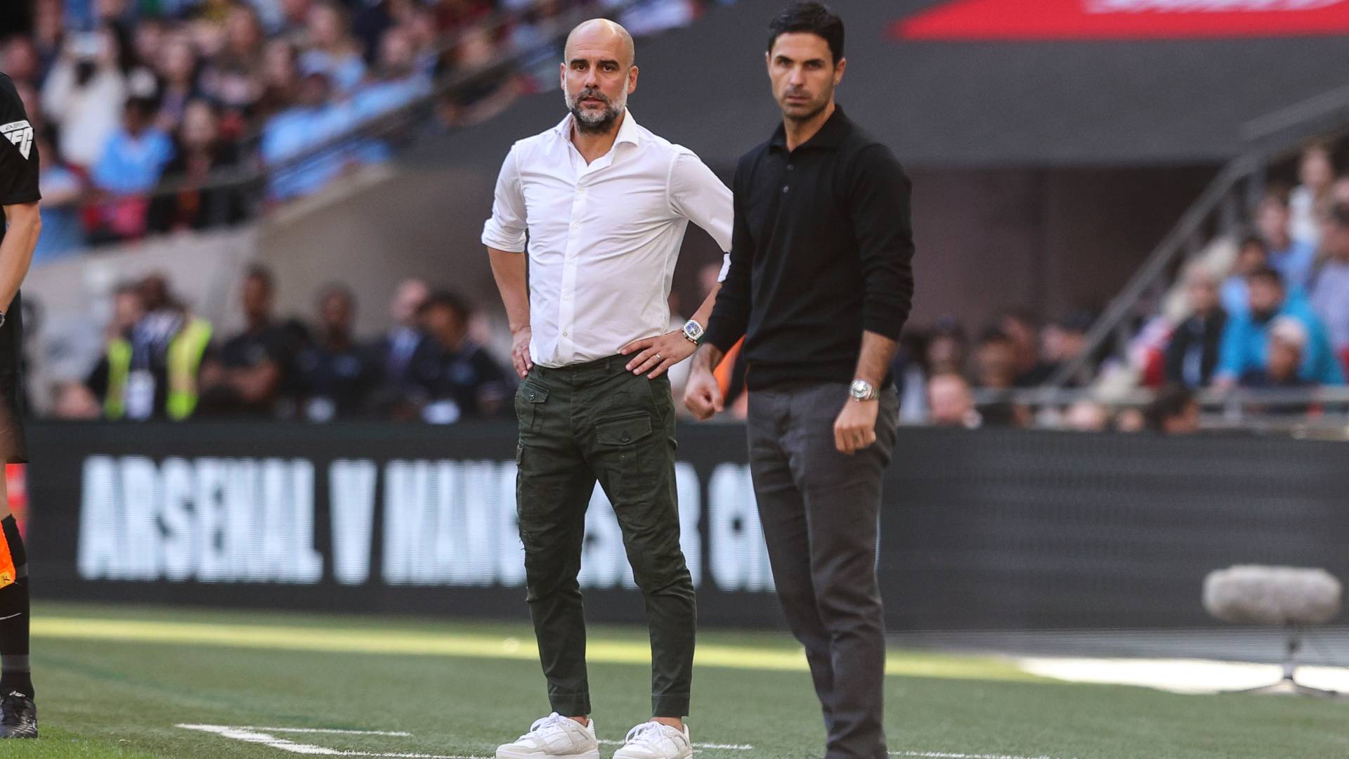 Arsenal legend says Pep Guardiola and Mikel Arteta 'are the two best ...