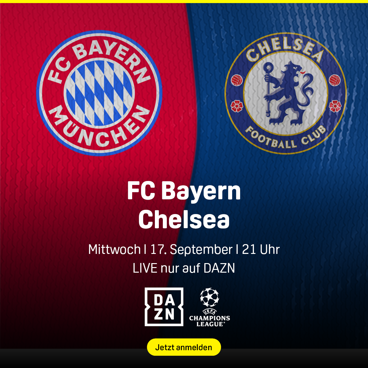 Fußball heute live im TV und LIVE-STREAM: FC Bayern München - Chelsea | DAZN News DE