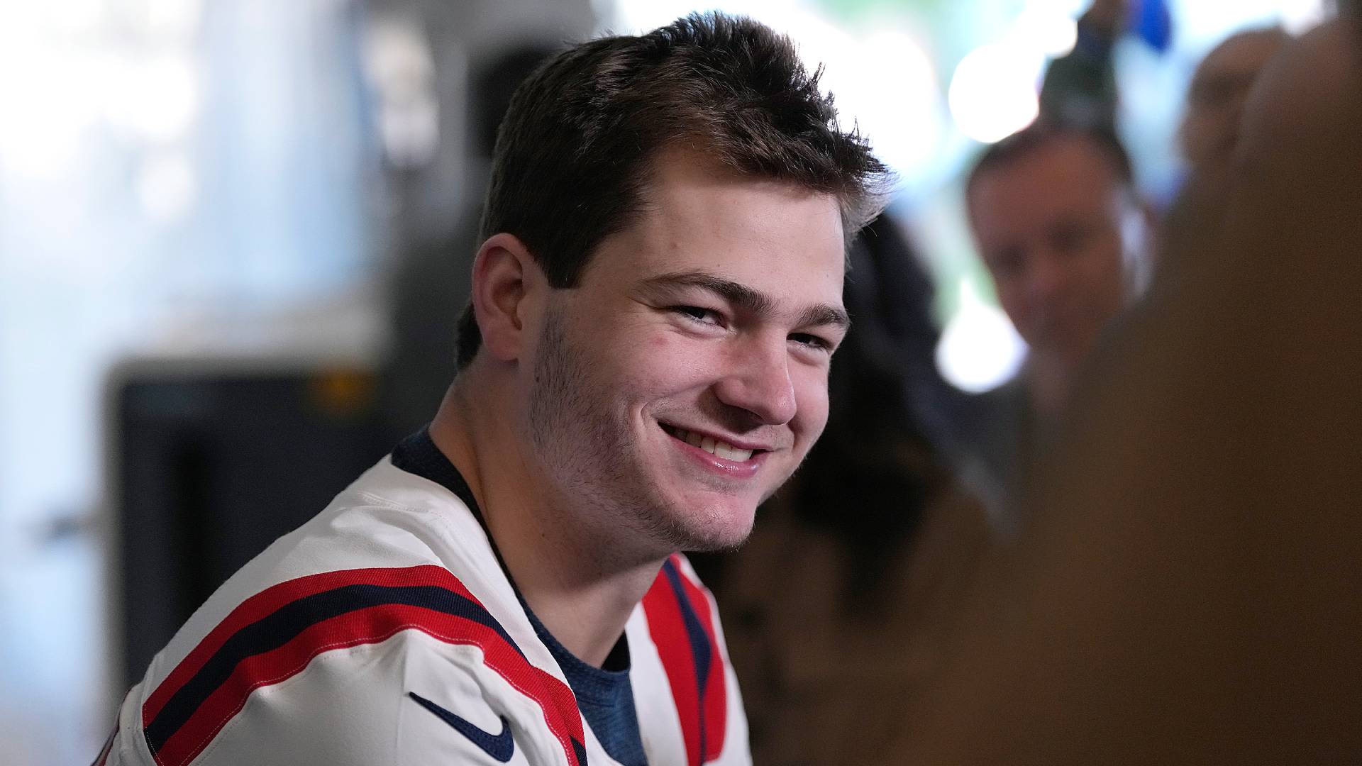 Patriots’ Drake Maye in rare company as a second-year Super Bowl ...