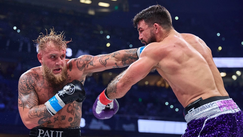 Jake Paul blasts Mike Perry with TKO before calling out Mike Tyson and ...
