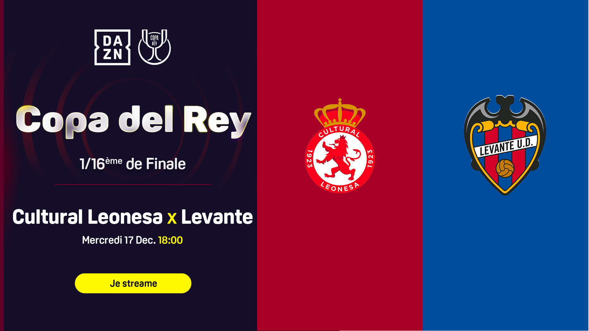 Comment regarder Cultural Leonesa - Levante ? Date, heure, streaming et ...