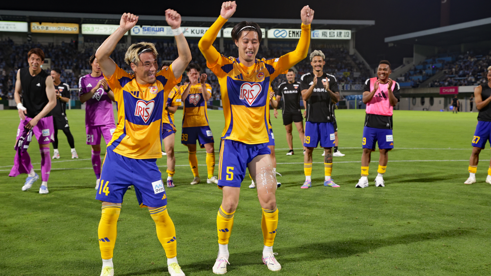 【週末J2まとめ】水戸が徳島に引き分けるも首位堅持。仙台が磐田との上位対決を制して2位に浮上｜Jリーグ | DAZN News JP